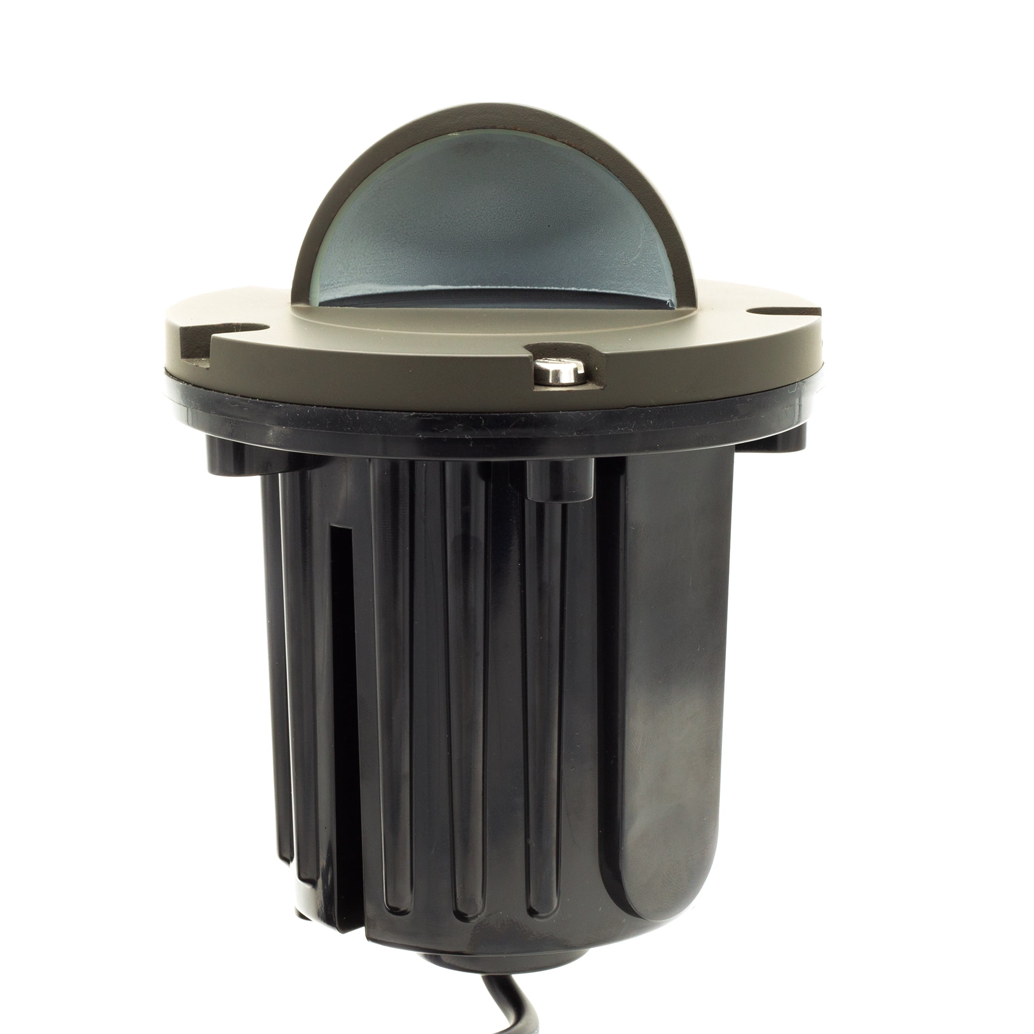 JET Inground Light Fixture Gun Metal Black – 90 Degree Lighting