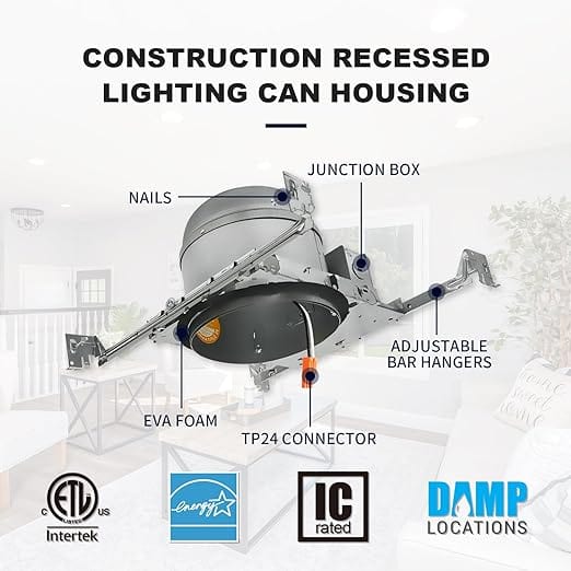 MW LightingRound LED Retrofit Recessed Downlight Kit | 5CCT Selectable ...